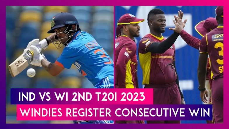 IND vs WI 2nd T20I 2023: West Indies Go 2-0 Up With Two-Wicket Victory ...