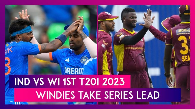 IND vs WI 1st T20I 2023: West Indies Stun India, Take 1-0 Lead | 📹 ...