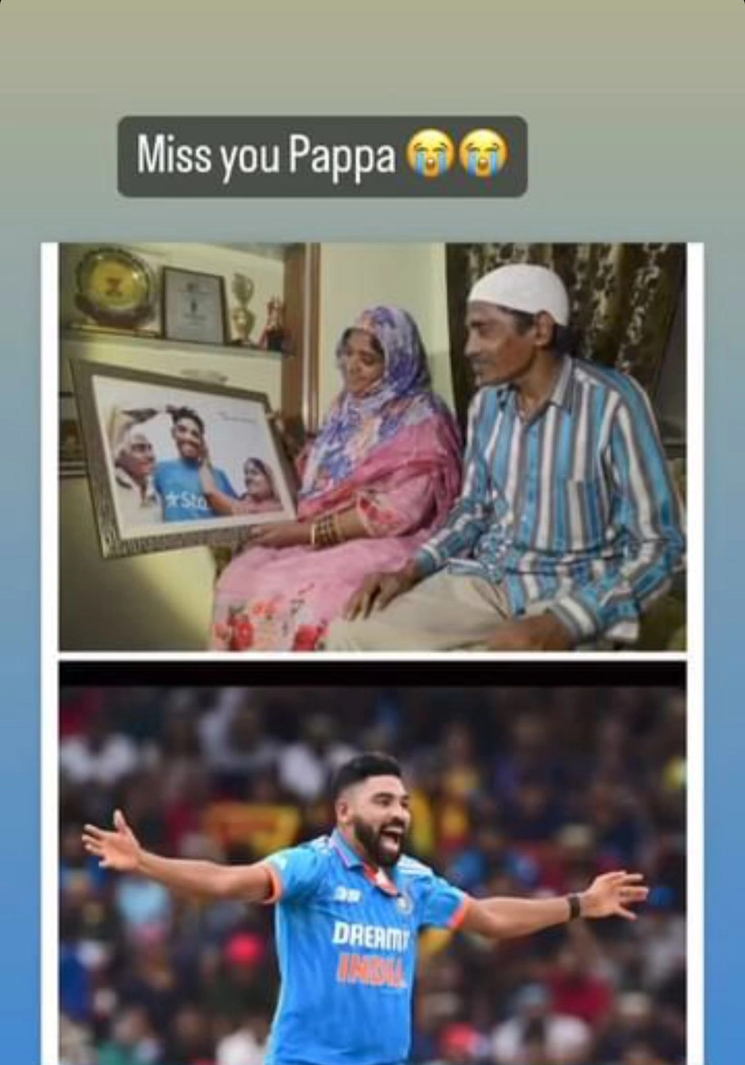 'Miss You Pappa' Mohammed Siraj Shares Heartfelt Instagram Story for ...