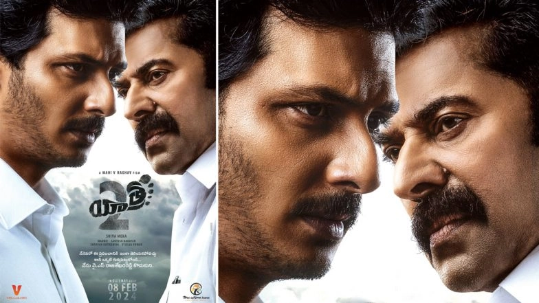 Yatra 2: Mammootty Shares Intense New Poster With Jiiva for Mahi V ...