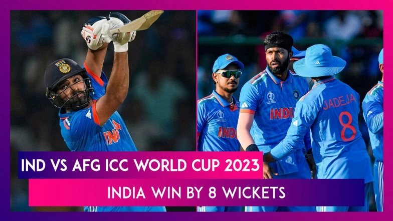 IND vs AFG ICC World Cup 2023 Stat Highlights: Rohit Sharma Shines In ...