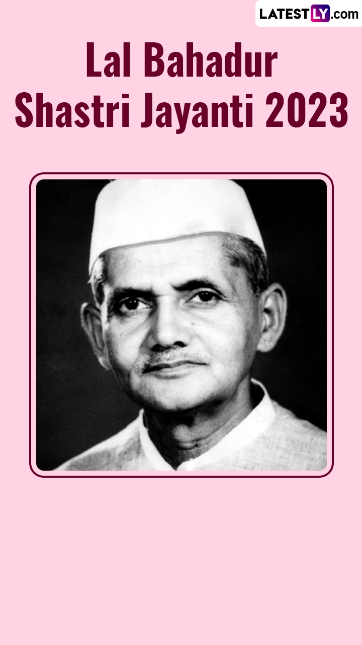 Lal Bahadur Shastri Jayanti 2023: Quotes To Share on 2nd Indian PM's ...
