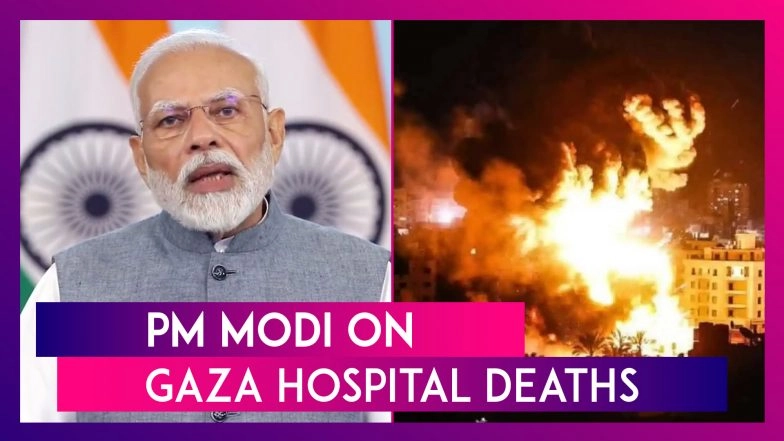 PM Narendra Modi Expresses Shock Over Loss Of Lives In Gaza Hospital ...