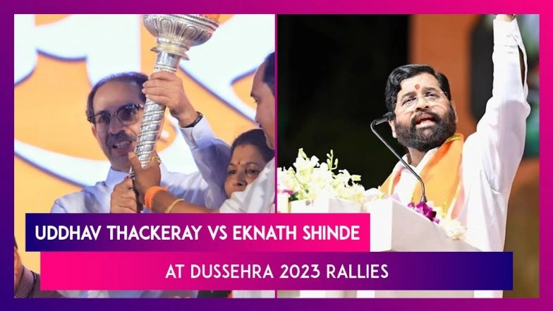 Dussehra 2023: Uddhav Thackeray And Eknath Shinde Strongly Attack Each ...
