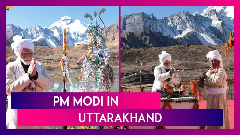 PM Modi In Uttarakhand: Indian Prime Minister Performs Puja At Parvati ...