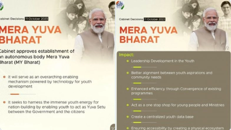 MY Bharat: Cabinet Approves Establishment of 'Mera Yuva Bharat' Autonomous Body, Know How It ...