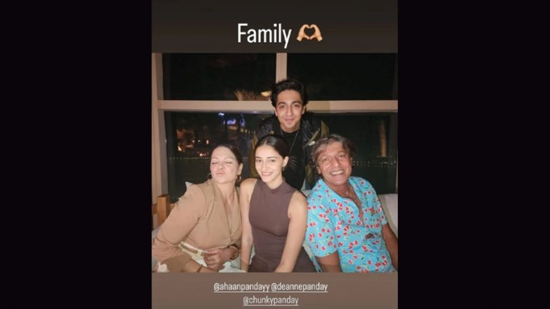 Ananya Panday Shares Heartwarming Family Snap With Dad Chunky Panday ...