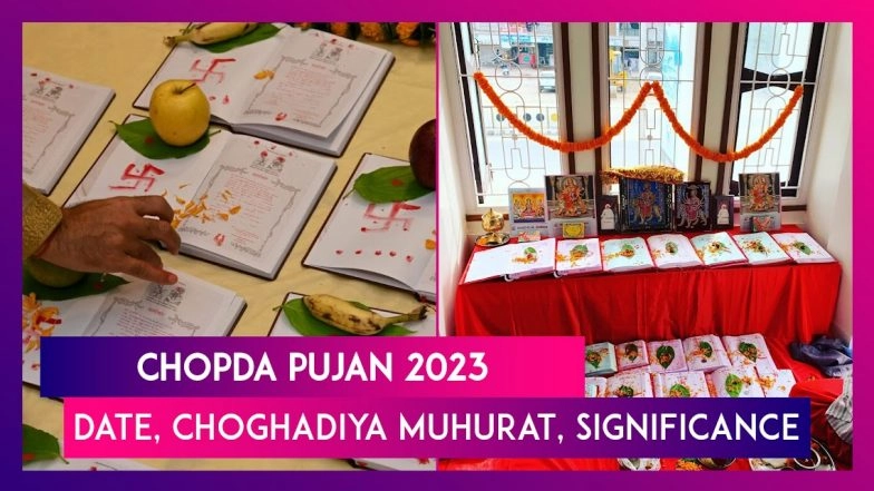 Chopda Pujan 2023: Date, Choghadiya Muhurat, Rituals, Significance Of ...