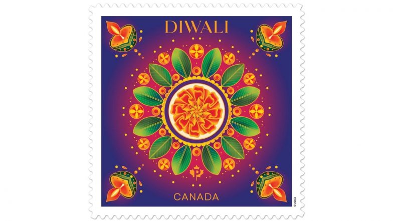 Diwali 2023: Canada Post Releases New Stamp To Mark Arrival of Festival ...