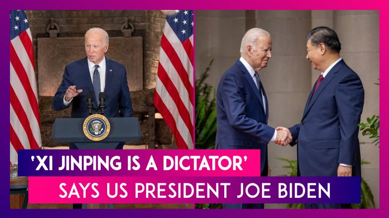 “Xi Jinping Is A Dictator,” Says US President Joe Biden After Talks ...