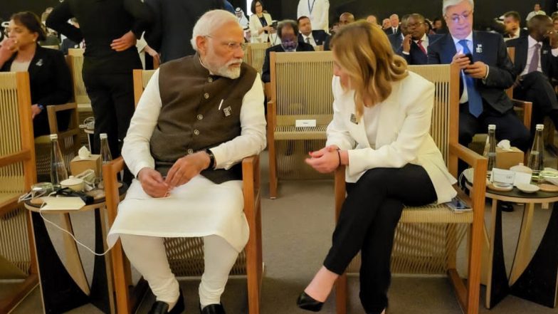 COP28 Summit 2023: PM Narendra Modi Meets Italian Counterpart Giorgia ...