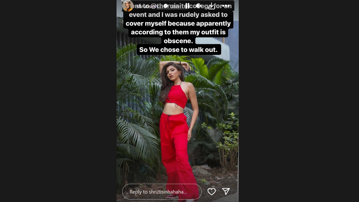 Splitsvilla XI Winner Shruti Sinha Leaves Ruia College Event After Being Asked To ‘Cover Up’ Her ...