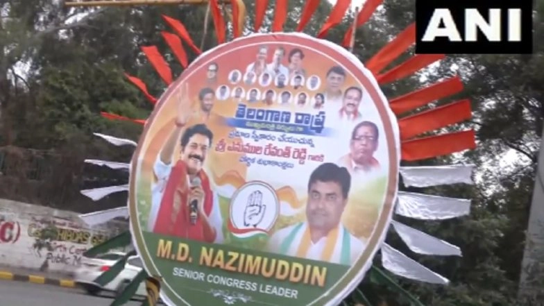 Revanth Reddy Swearing-In Ceremony Today: Hyderabad Plastered With ...