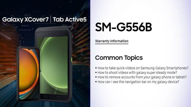 Samsung Galaxy Xcover 7 Likely To Launch Soon In India With Mediatek