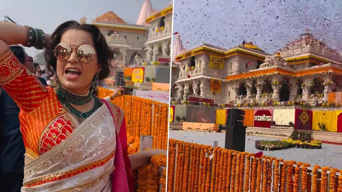 Agency News | Kangana Ranaut Cheers ‘Jai Shree Ram’ at Ayodhya Ram ... Agency News | Kangana Ranaut Cheers ‘Jai Shree Ram’ at Ayodhya Ram ...