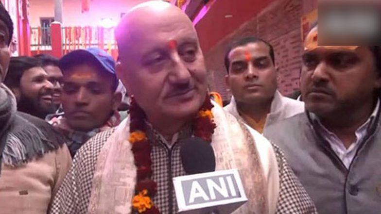 Anupam Kher Says 'This Is Real Diwali' As He Offers Prayers at Hanuman ...