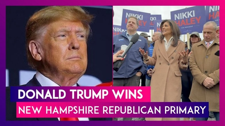 Donald Trump Wins New Hampshire Republican Primary, Nikki Haley Says, ‘Fight Is Far From Over ...