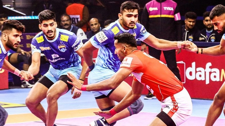 PKL 2023–24: Parteek Dahiya’s Stellar 25-Point Performance Propels Gujarat Giants to a 51–42 ...