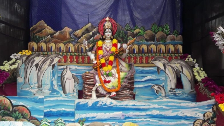 Saraswati Puja Pandal 2024: Beautiful Pandals in West Bengal, Assam and ...