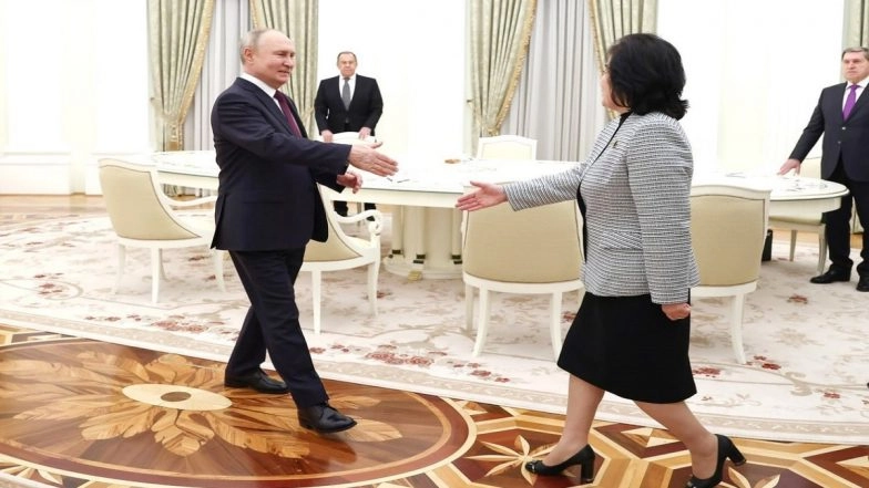 Russian President Vladimir Putin Meets North Korean Foreign Minister ...