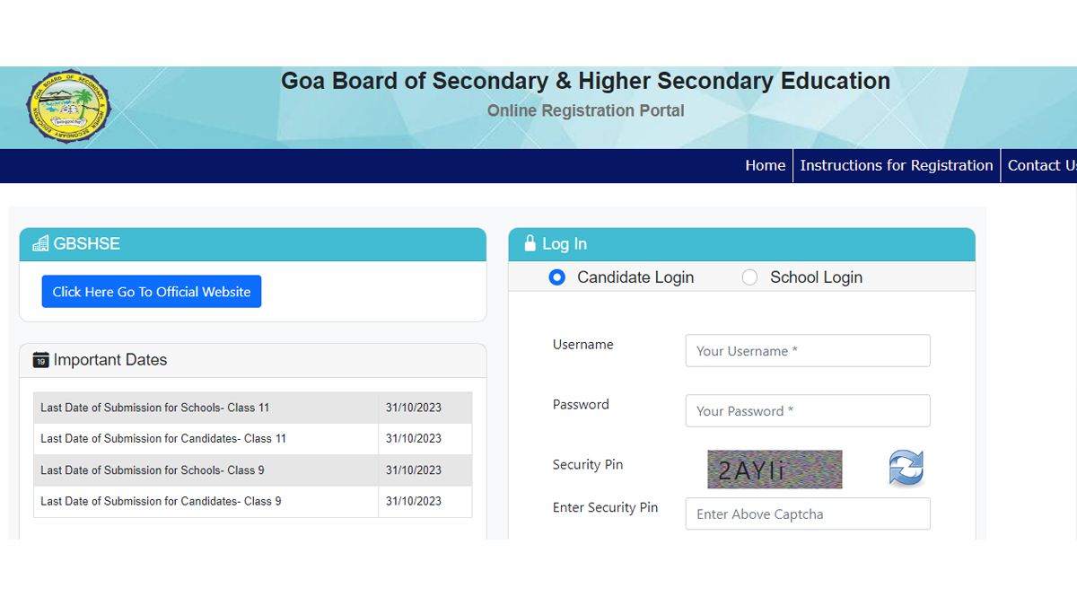 Education News | Admit Card for Class 12 Exam of Goa Board 2024 ...