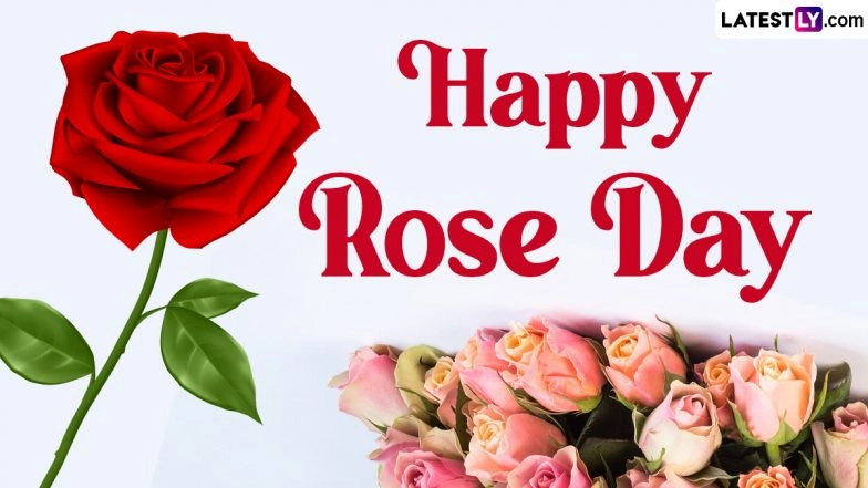 Rose Day 2024 Quotes and Greetings: SMS, GIF Images, WhatsApp Stickers ...