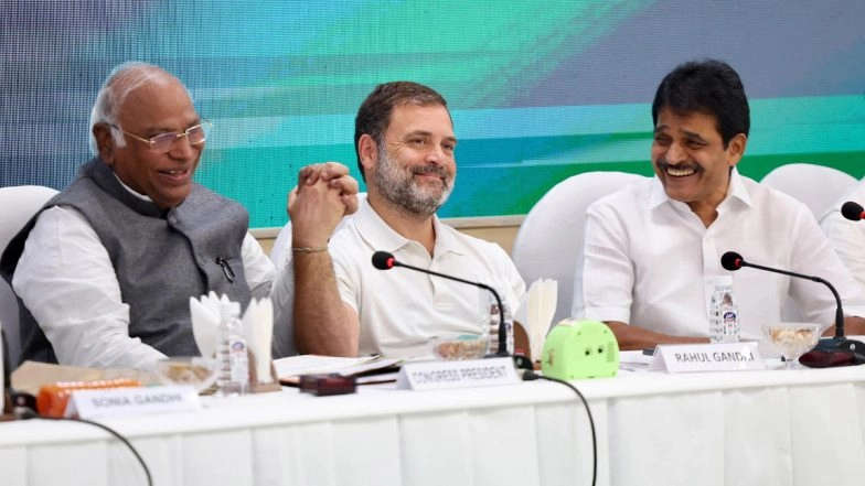 Lok Sabha Elections 2024: CWC Meet Begins To Approve Congress Manifesto, Mallikarjun Kharge ...