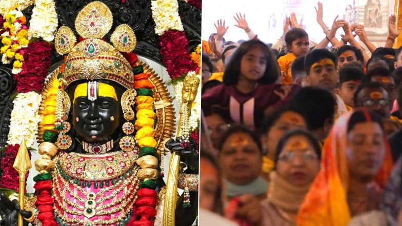 Holi 2024: Devotees Throng Ayodhya's Ram Mandir To Celebrate First ...