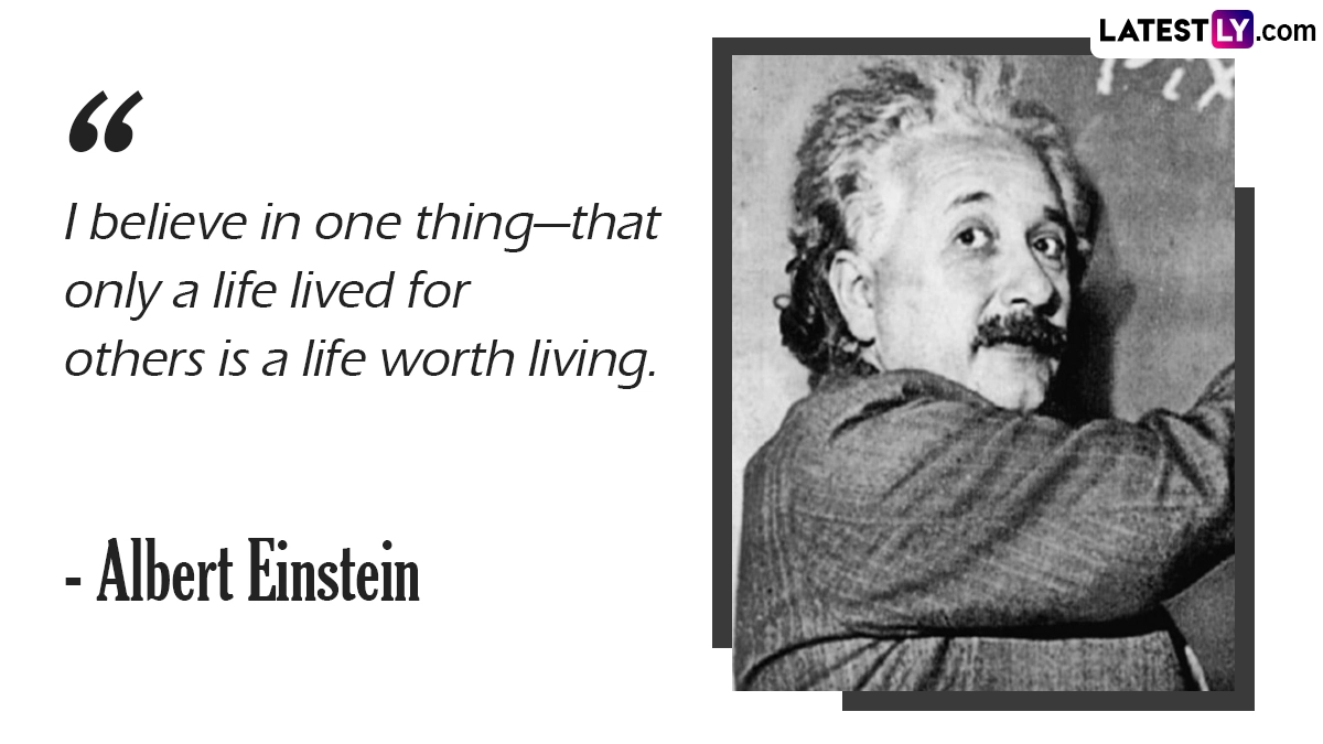 Albert Einstein Happy Birthday Quotes One Of Albert Einstein's Most