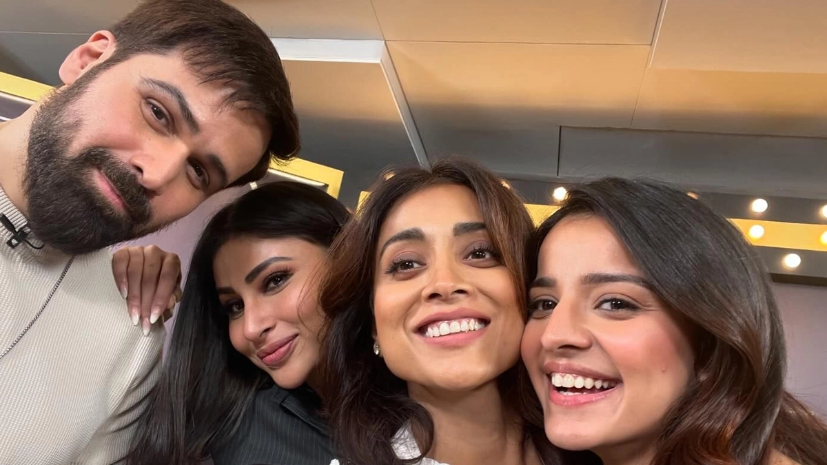 Agency News | Showtime Co-Stars Emraan Hashmi, Mouni Roy, Shriya Saran and Mahima Makwana Pose ...