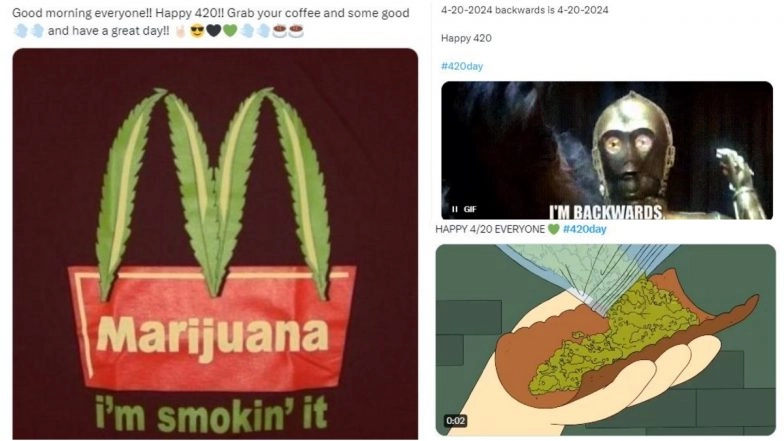 420 Day 2024 Funny Memes, Jokes and Tweets To Share on This Special Palindrome Day in April ...