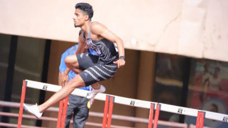 MP Jabir Clinches Gold Medal in Men’s 400m Hurdles at Indian Grand Prix ...