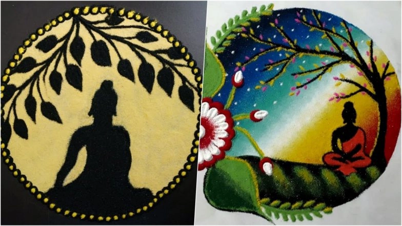 Buddha Purnima 2024 Rangoli Designs: Beautiful Rangoli Patterns To ...