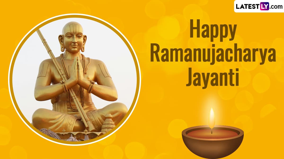 Festivals & Events News | Wish Happy Ramanujacharya Jayanti 2024 With ... Festivals & Events News | Wish Happy Ramanujacharya Jayanti 2024 With ...