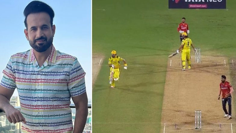 Irfan Pathan Criticises MS Dhoni’s Decision To Deny Daryl Mitchell a Run During CSK vs PBKS IPL ...