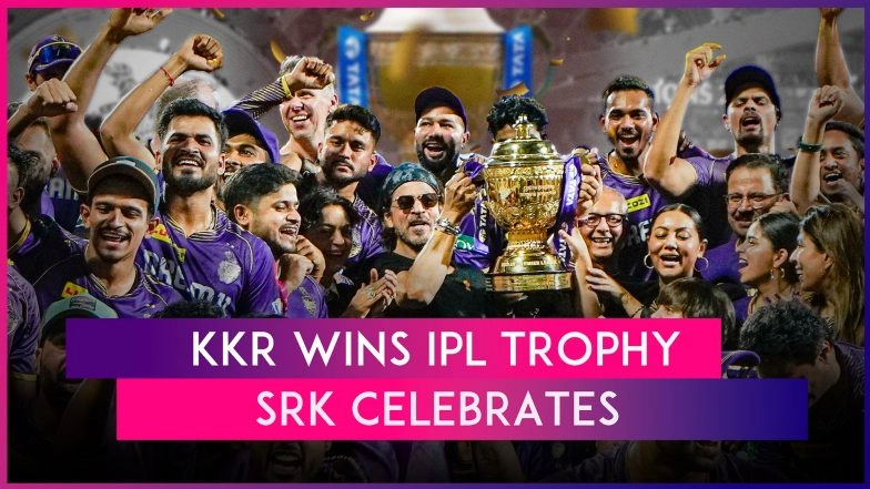 KKR IPL Win: Shah Rukh Khan Lifts Trophy With Wife Gauri Khan, Shares ...