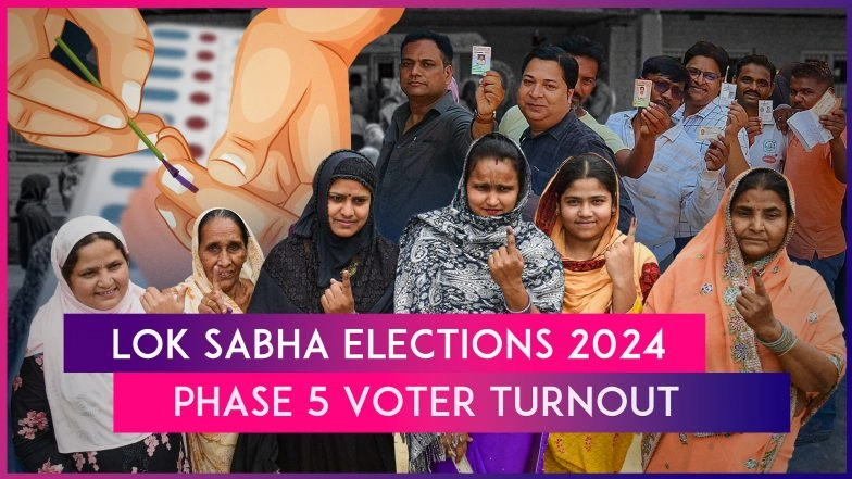 Lok Sabha Elections 2024 Phase 5: 47.53% Voter Turnout Recorded Till 3 PM, West Bengal Records ...