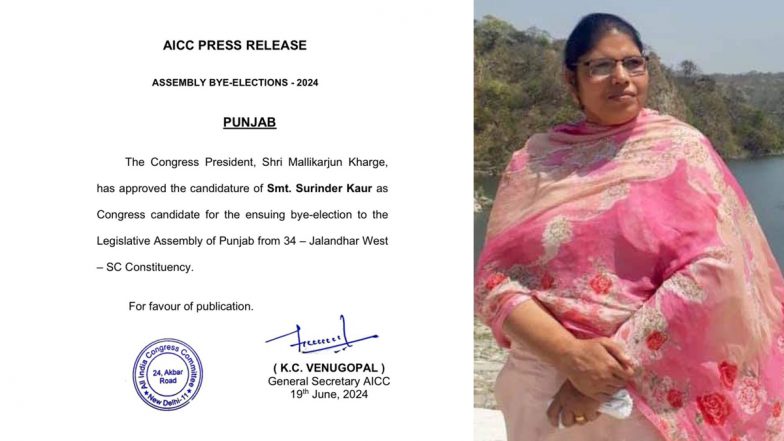 Punjab By-Elections 2024: Congress Fields Surinder Kaur From Jalandhar ...
