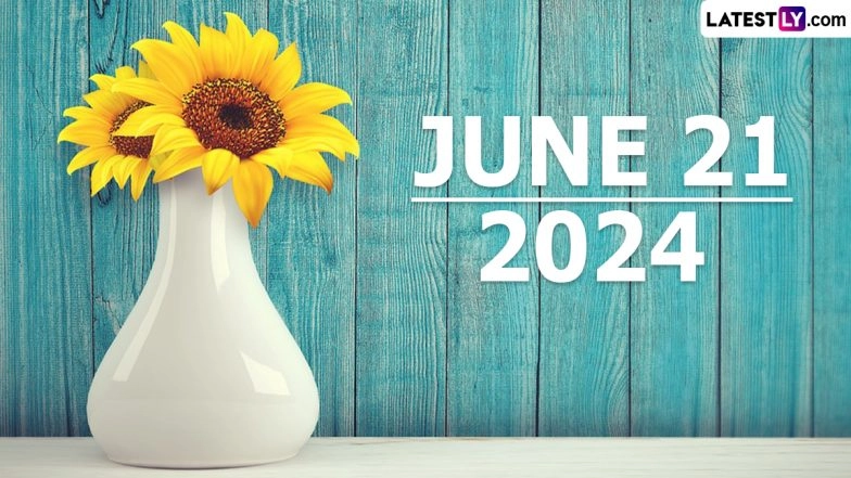 June 21, 2024 Special Days: Which Day Is Today? Know Holidays ...