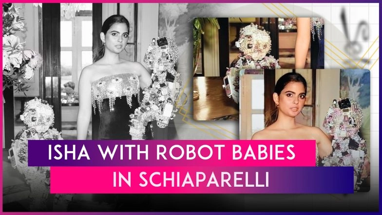 Isha Ambani Elevates Glamour In Schiaparelli Couture, Strikes A Pose ...