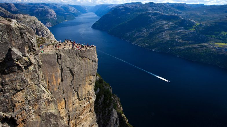 Norway: Man Dies After Falling From Famous Preikestolen Cliff Aka ...