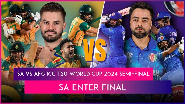 SA vs AFG ICC T20 World Cup 2024 Semi-Final Stat Highlights: Marco Jansen and Tabraiz Shamsi ...