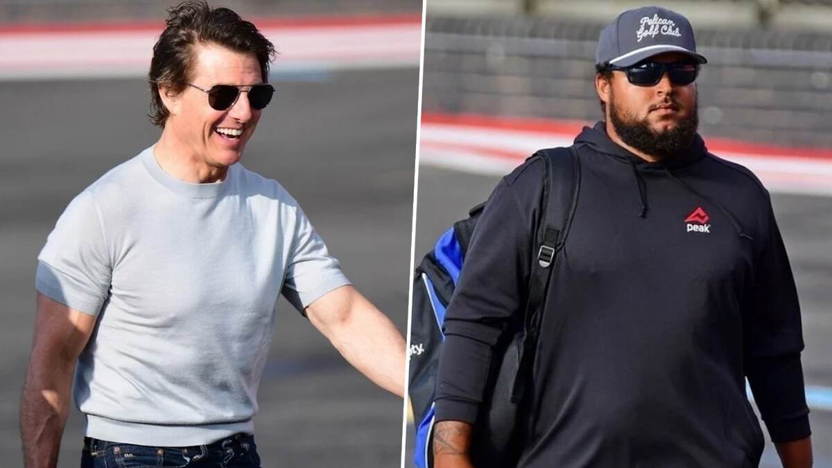 Agency News Hollywood Star Tom Cruise And His Son Connor Cruise
