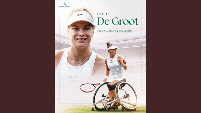 Diede De Groot Wins Wimbledon 2024 Women's Wheelchair Singles Title ...
