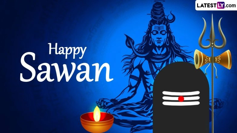 Happy Sawan 2024 Greetings: Wish Happy Shravan With WhatsApp Messages, Lord Shiva HD Images ...