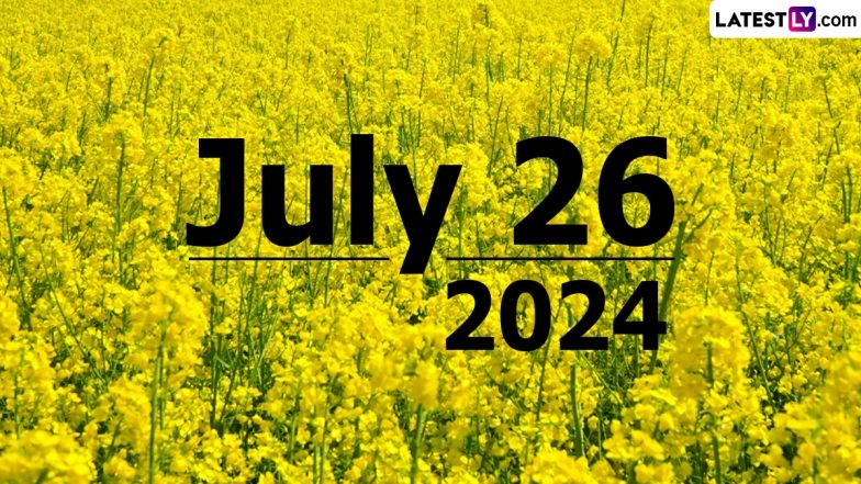 July 26, 2024 Special Days: Which Day Is Today? Know Holidays ...