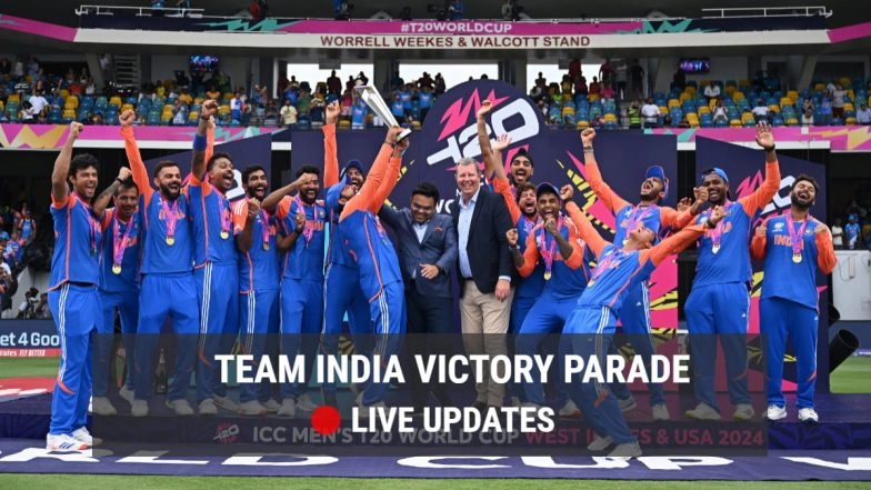 Team India's Victory Parade in Mumbai Comes to an End; Men in Blue ...
