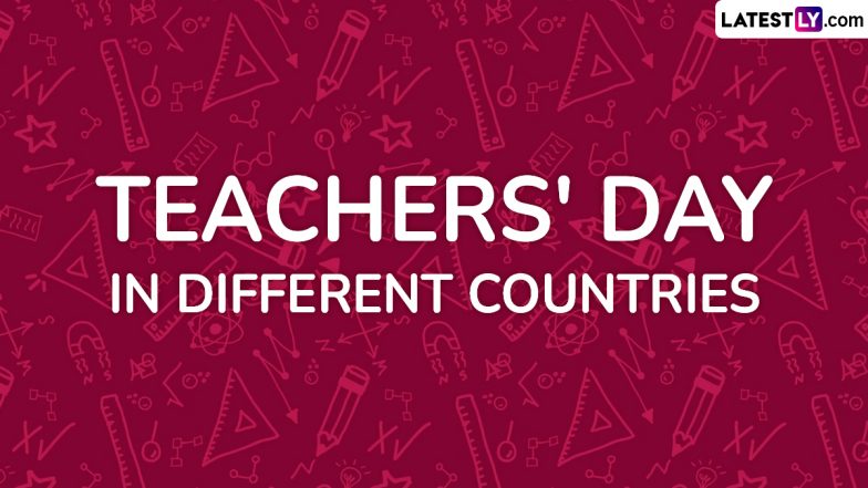 Teachers' Day 2024 Dates Across the World: India, US, UK, Australia and ...