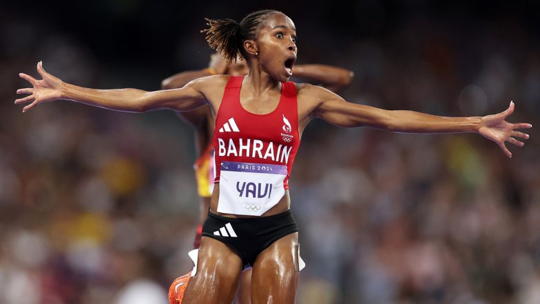 Bahrain’s Yavi Winfred Wins Women’s 3,000 M Steeplechase Gold Medal in ...