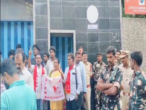 India News | Protest Erupts at School in Telangana's Uppal over Alleged ...